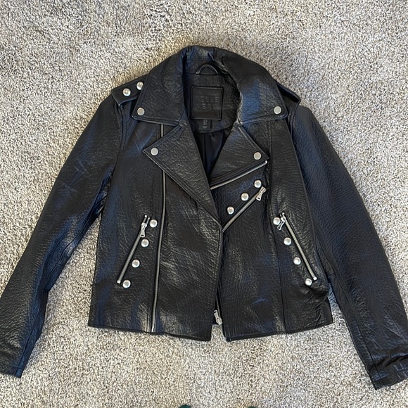 Belle Vere | Jackets & Coats | Belle Vere Black Leather Coat | Poshmark